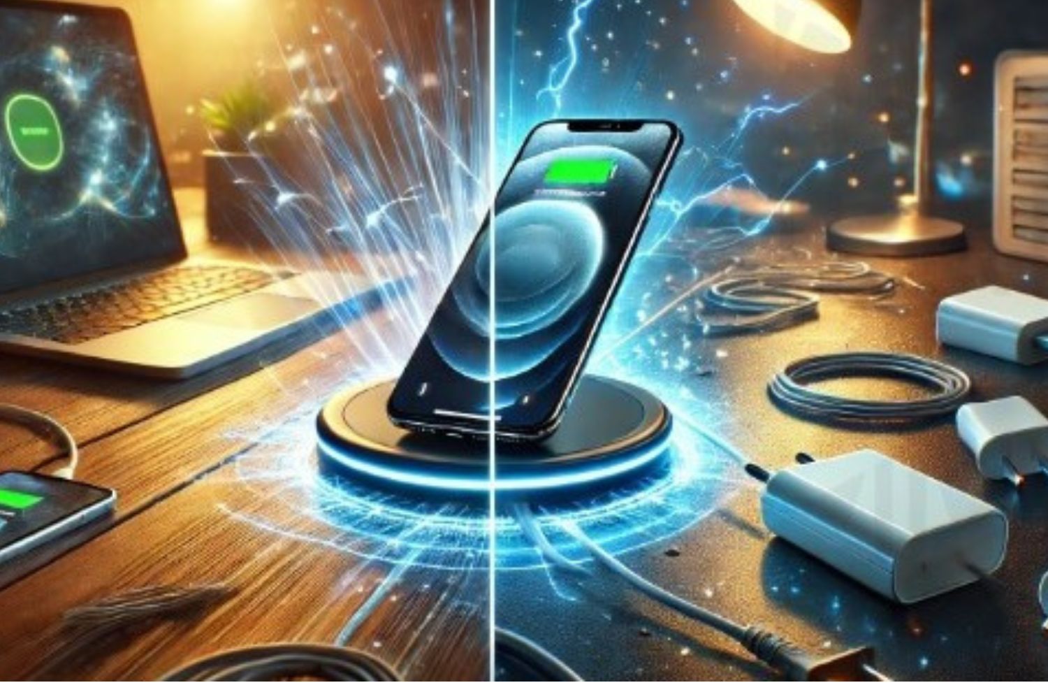 Qi2 Wireless Charging V/S Traditional Wired Charging - WAWT Tech